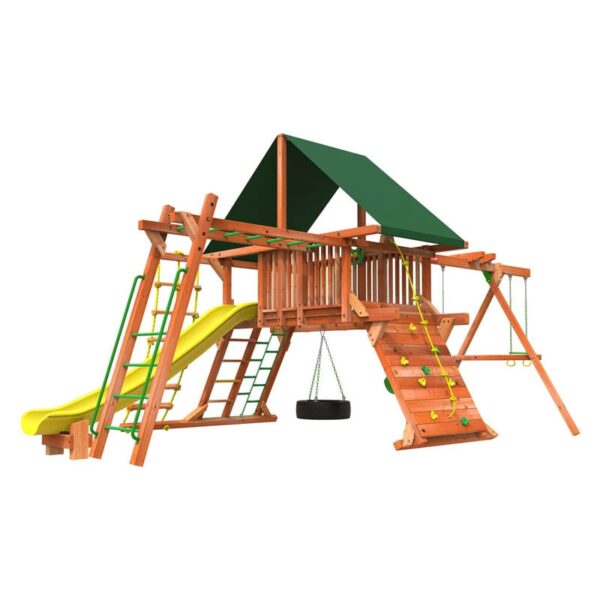 Woodplay Outback Xl 5 Combo 3 Cedar Wood Swing Set Playset